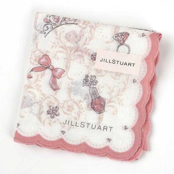 新品　ジル・スチュアート　ハンカチ　JS5676商品のサイズ実測サイズ　４６cm×４６cm実測サイズの多少の誤差はご容赦ください。商品の紹介素材：綿１００％カラー：オフホワイト系ジル・スチュアートのハンカチです。「JILL STUART」ロ...