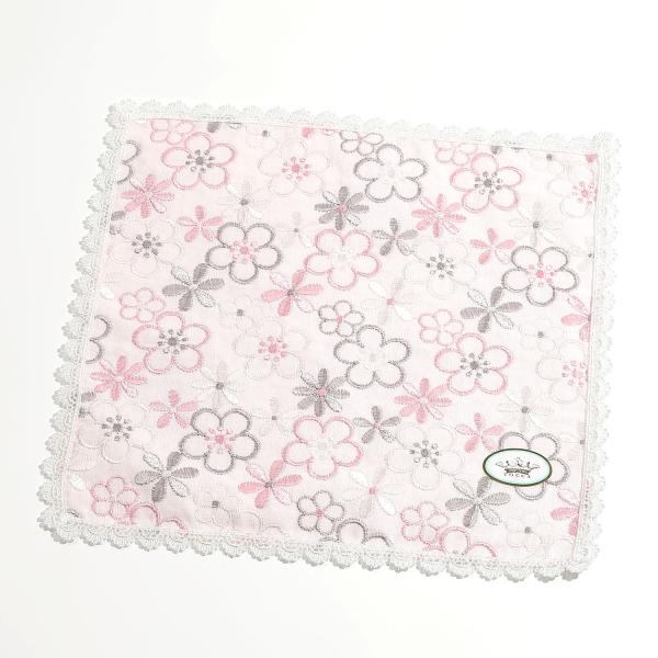 新品　トッカ　ハンカチ　TOC6417商品のサイズ実測サイズ：２８cm×２８cm実測サイズの多少の誤差はご容赦ください。商品の紹介素材：綿１００％カラー：ピンク系トッカのダブルガーゼハンカチです。裏側にブランドロゴがプリントされたタグがあり...