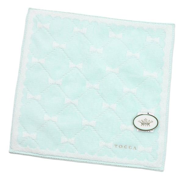 新品　トッカ　タオルハンカチ　TOC6441商品のサイズ実測サイズ：２８cm×２８cm実測サイズの多少の誤差はご容赦ください。商品の紹介素材：綿１００％カラー：ライトグリーン系トッカのタオルハンカチです。スリット糸を使用したブランドロゴの刺...