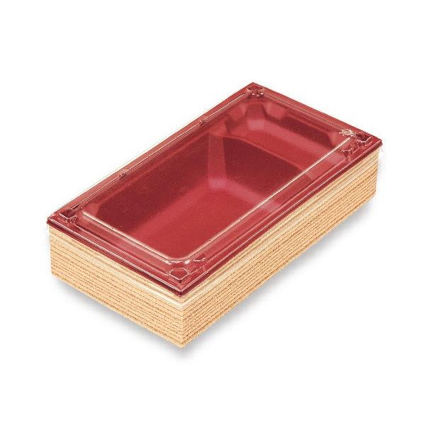 無償サンプル手配可能です。お問い合わせください。※ご購入を決められていて、サイズや柄の確認をされる方に限ります。セット後のサイズ 横205ミリ 縦111ミリ 高さ48ミリ（底深さ43ミリ） 蓋高さ7ミリ メインの仕切にごはん約190ｇ(目安...