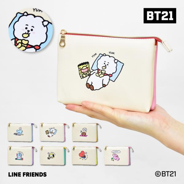 ブランド/キャラクターBT21(C)BT21 / LINE FRIENDS LICENCE発売元：株式会社マリモクラフト商品名3ポケットポーチ Home All Day BT21(型番)MBT-347 KOYAMBT-348 RJMBT-3...