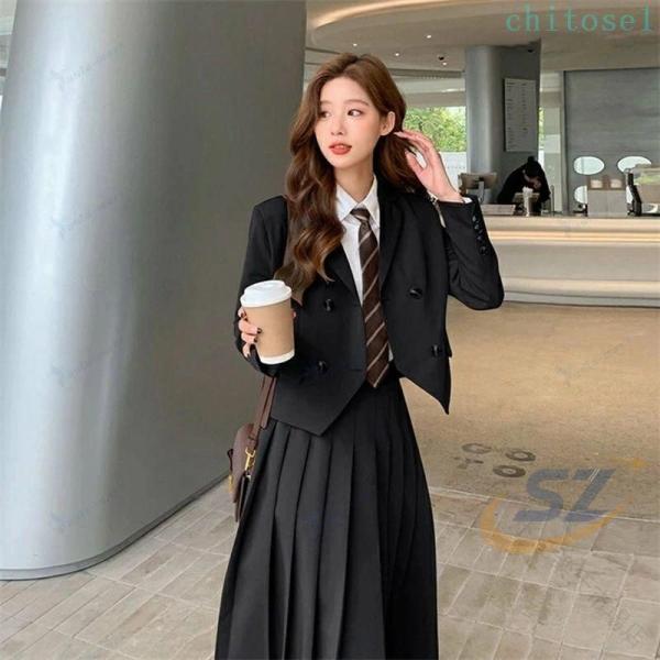 卒業式 スーツ 女の子 卒服 韓国 JK制服 ワンピース スーツ フォーマルスーツ JK制服 ジュニア 子供スーツ キッズスーツ スカートスーツ ロング丈 入園式 ゆったりサイズ S M L XL卒業式 スーツ 女の子 卒服 韓国 JK制服...
