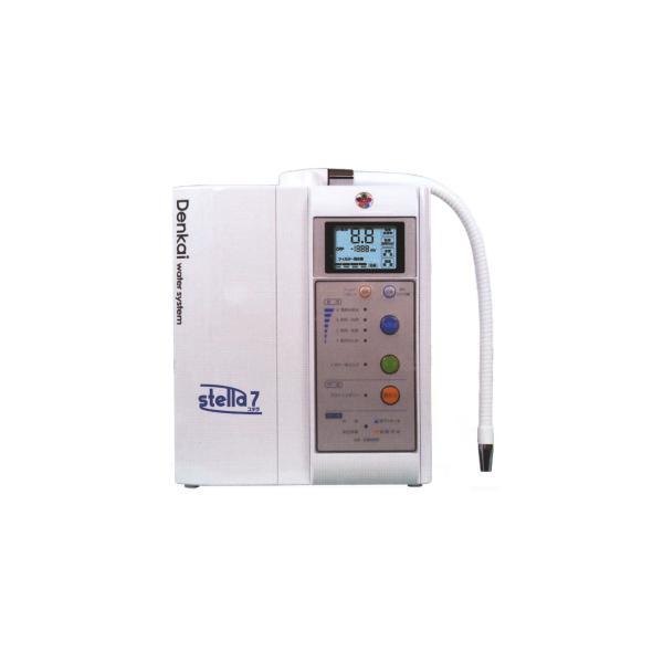 stellaステラ7健康から美容・衛生まであらゆるシーンに。電解水生成器ステラの作る電解イオン水疎水で安心安全な暮らしを。生成水の種類：浄水・アルカリイオン水・酸性イオン水・強アルカリイオン水・強酸性イオン水電極版：5枚タイプ浄水フィルター...