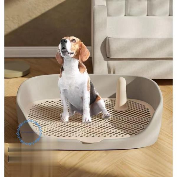 犬のトイレトレーニングに適?飛び散り防止高いフチ(囲い)があるので愛犬のおしっこの飛び散りにも効果的です。メッシュのスノコ付きメッシュの下にトイレシーツを敷いて使うのでペットシーツへのいたずらも安心です。※いたずらがなくなればメッシュを取り...
