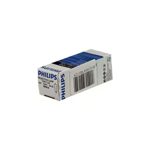 ハロゲン電球 ◆メーカー◆ 　Philips◆ランプ電力◆ 150W◆定格電圧◆　24V◆ 寸法 ◆ 全長 50mm　バルブ径 13.5mm　光中心 32mm◆ 口金 ◆　G6.35◆ 全光速 ◆　5200lm◆ 色温度 ◆　3400k◆定...