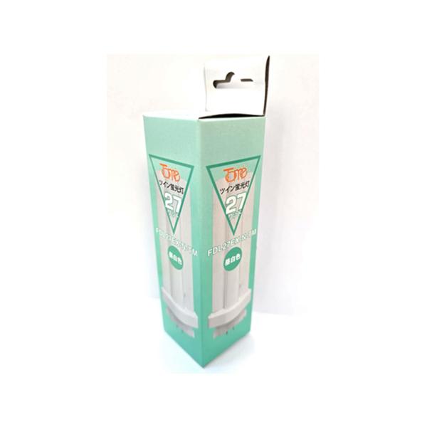 コンパクト蛍光灯 ◆メーカー◆ 　東京メタル工業◆ 光源色 ◆ 　昼白色・5000ケルビン ◆ランプ電力◆ 27W◆ 寸法 ◆ 管長　142mm　管径　16.5mm◆ 質量 ◆　73g◆ 口金 ◆　ＧＸ１０ｑ−4◆ 全光束 ◆ 1400ルー...