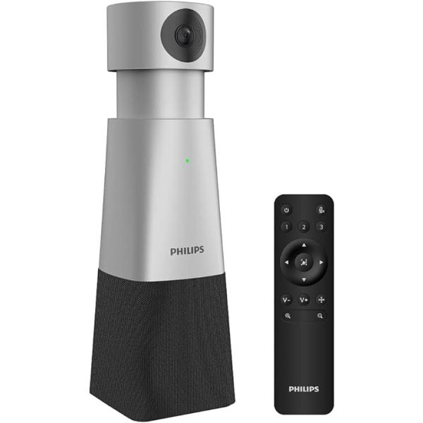 ■音声追尾機能搭載の4Kカメラにマイクとスピーカーを内蔵、1台3役で、多人数会議でも円滑なコミュニケーションを実現●最大4K画質まで対応可能なカメラ。●音声を捉え、カメラが自動で回転し、360°の撮影範囲をカバーします。●本機上部に備わった...