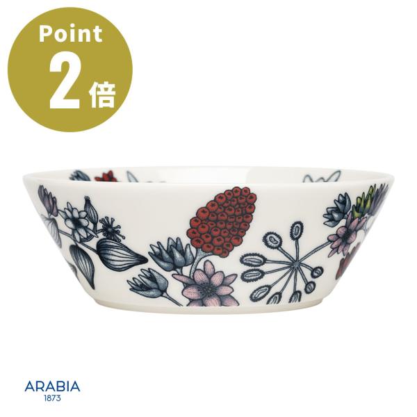 商品名：アラビア ARABIA ルノ サマーレイ ボウル 13cmサイズ：約φ130×H45mm素材：磁器原産国：タイ※不定期生産のスペシャルプロダクトのため、次回の製造予定は未定。※商品により、小さな黒点やへこみなどが認められるものがござ...