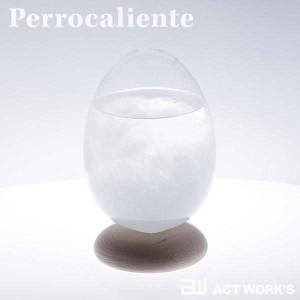 「Perrocaliente／100％」のストームグラス「tempo pulse（テンポパルス）」です。生命の鼓動を連想させる「卵」の形のガラス容器の中で、結晶が日々形を変えてゆきます。台座は本体部分をしっかりと安定して支えつつ、より本体の...