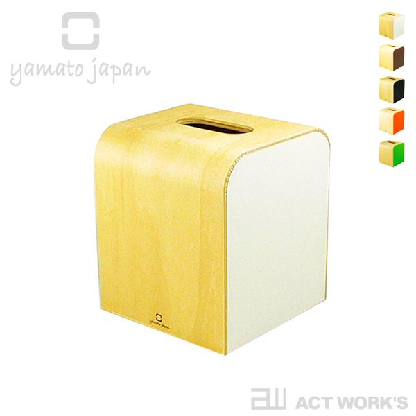 国内自社工場で職人の手作りにこだわる「ヤマト工芸（yamato japan）」のティッシュケース COLOR MINIです。曲げ木のフォルムが美しい、コンパクトサイズの木のティッシュケースです。ボックスから取り出したティッシュペーパーを約1...