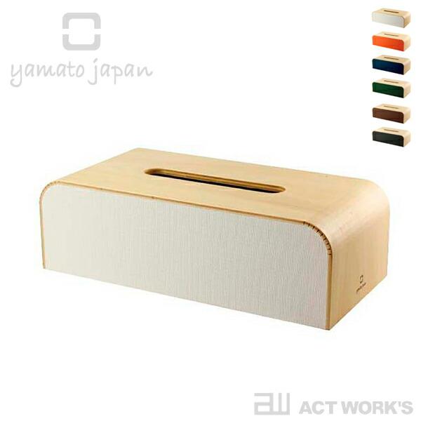 国内自社工場で職人の手作りにこだわる「ヤマト工芸（yamato japan）」のティッシュケース COLOR BOXです。曲げ木のフォルムが美しい、木のティッシュケースです。滑らかな曲線を描くカド部分は、板材に切込みを入れて、一つ一つ手仕事...