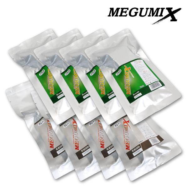 【商品詳細】・セット詳細(商品品番)：・ブラック 速乾タイプ 50ml 黒 ( 120281 ) × 4個・グレー 遅乾タイプ 50ml ( 120286 ) × 4個◆セット内容：8【商品説明】メグミックス メグロ化学工業純正商品となりま...