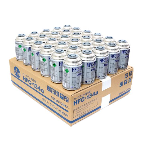 【商品詳細】・メーカー：エアウォーター・商品品番：HFC-134a◆セット内容：30本【商品説明】●自動車用ガス（１３４a用）です。※旧型クーラーのガス（Ｒ１２）ではご利用になれません。（古いお車のフロン型のクーラーに使用するとクーラーが壊...
