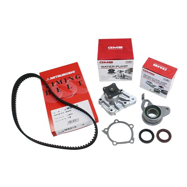 【適合車種】・メーカー：三菱・車種：パジェロミニ・型式：H58A/H53A ・年式：H10.08〜H24.06・備考：※SOHC ・セット詳細(商品品番/参考純正品番)：・タイミングベルト： MFMB010 / MD366040・タイミング...