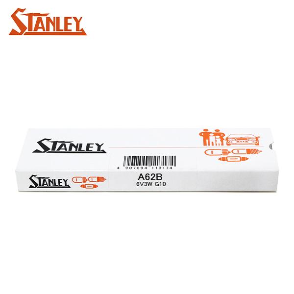 【商品詳細】・仕様：・形状：G10・口金：BA9s・タイプ：シングル球・定格電圧：6V3W・カラー：クリア・JANコード：4907894113174・商品品番：A62B・使用用途例：メーター球 ポジションランプ 電球◆セット内容：10個入り...