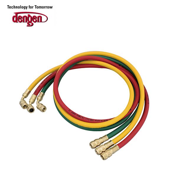 【商品詳細】・メーカー：デンゲン Dengen・商品品番：CPH-1200FS・参考純正品番：-・JANコード：4562396136740【商品説明】●HFC-134a自動車用チャージングホースの3本セット(赤・黄・緑) 材質_仕上●メーカ...