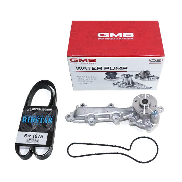 【適合車種】・メーカー：三菱・車種：eKカスタム eKワゴン・型式：B11W・年式：H25.05〜H26.06・セット詳細(商品品番/参考純正品番)：・ウォーターポンプ： GWM-111A / 1300A144・ファンベルト： 6PK107...
