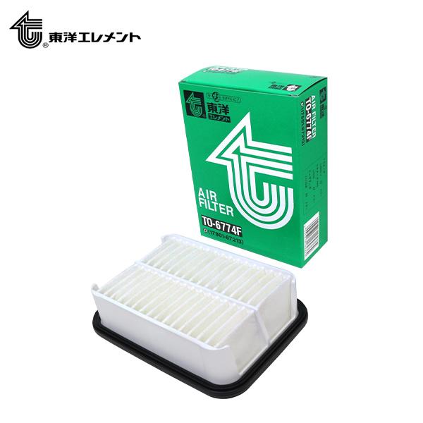 【適合車種】・メーカー：ダイハツ・車種：ミラ・型式：L220S・年式：1990.04〜1993.07・エンジン型式：EF-JL・参考純正品番：17801-87213・商品品番：TO-6774F◆セット内容：1個【商品説明】東洋エレメント純正...