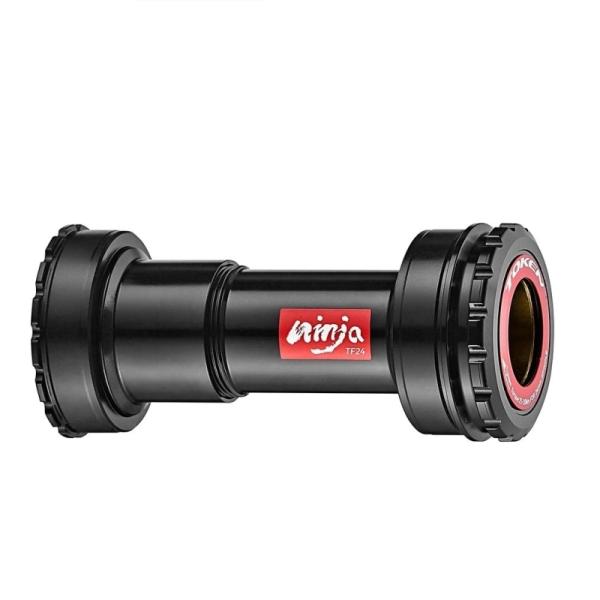 カラー：ブラック対応フレーム規格：cervelo BBright (46 x 79mm)対応クランク規格：シマノ ホローテック2ベアリング：プレミアム平均重量：135gネジが切られている左右のカップが直結するスレッドフィットBB です。サー...