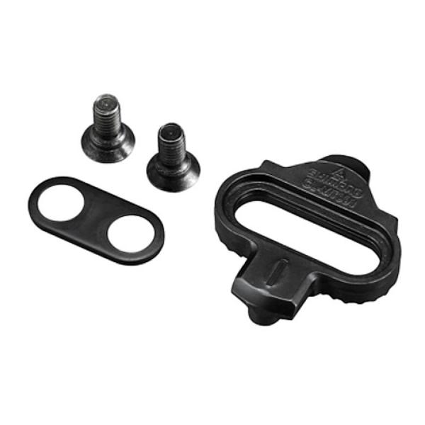 マルチエントリートレイル／エンデューロ用SPDクリート・特徴　多方向からエントリーでき、エンゲージメントが容易　・つま先 → かかと　・かかと → つま先　・真上から踏み込むだけで装着可能　薄く、先細のクリートデザインにより、歩行が楽に静か...