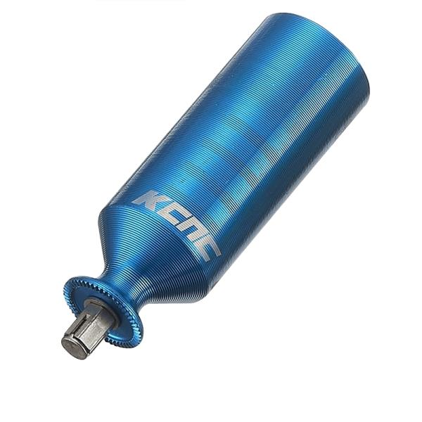 ライトアダプター　クイックリリース/スルーアクスル兼用対応：6mmの六角穴を持つスルーアクスル材質：6061アルミニウム合金全長：70mm（取り付け部の突起を除く）直径：25.4mm参考重量：26g●6mmの六角穴を持つスルーアクスルに装着...