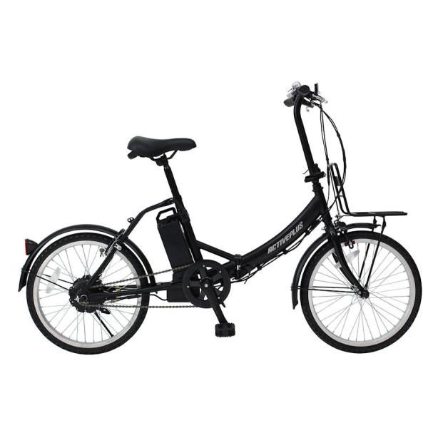 20インチ折り畳み電動アシスト自転車です。電動アシスト自転車にノーパンクタイヤを搭載したハイブリッド自転車！！リフレクター機能付きの反射ステッカーで、夜道がさらに安心です！商品サイズ：20インチ（20×1.75）折畳時：約W87×D50×H...