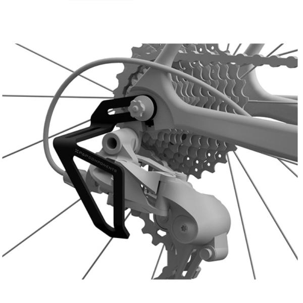 9mmシャフト用のディレーラーガード様々な自転車にマッチするスタイリッシュなデザイン■重量65g（平均値）