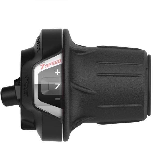 対応スピード ： 7スピード（リア）【商品名】SL-RV300-7R 右レボシフト 7S インナー2050【JANコード】4965345120621【コード】ASLRV3007RA軽く快適なツイストシフトと、見やすい数値ギアディスプレイ。特...