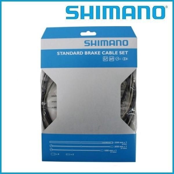 メーカー名：SHIMANO(シマノ)メーカー品番：Y80098022用途:ブレーキ用 たいこ（ロープエンド）が片側がMTB用、もう片側にロード用が付いた兼用タイプ(両エンドタイプ）ワイヤーはスチール製。アウターカラー：ブラックロード/ＭＴＢ...