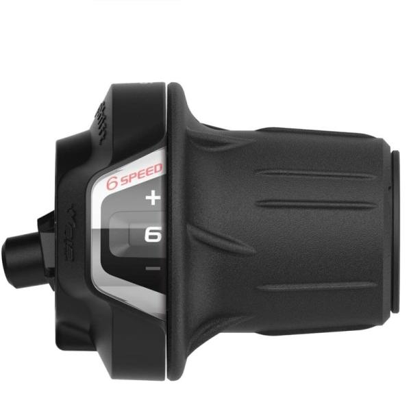 対応スピード ： 6スピード（リア）【商品名】SL-RV300-6R 右レボシフト 6S　インナー2050【JANコード】4965345120614【コード】ASLRV3006RA軽く快適なツイストシフトと、見やすい数値ギアディスプレイ。特...