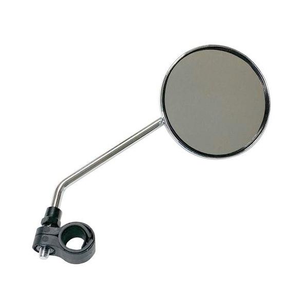 メーカー　kawasumi サイズ　ミラー：φ95mmクランプ径：φ22.2mm〜φ26.0mm 重量　190g 素材　鉄・CPメッキ（ミラーハウジング、ステー）、ガラス（ミラー）、樹脂（ブラケット） 特徴・遠近感が見やすくわかりやすい本格...