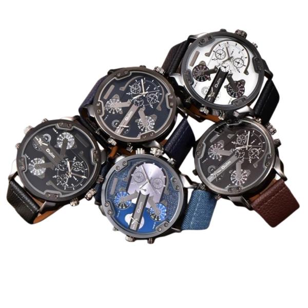 モデル番号　OULM HP3548材料 合金ダイヤル直径　58mmケース厚さ 15mmケースの形　丸ダイヤル窓材タイプ　ハードレックス動き QUARTZ留め金タイ バックルバンドの長さ 25mmバンド幅 28mmバンドの材質 Puレザー箱　...