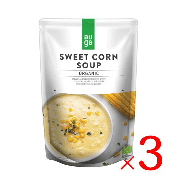 商品情報●名称：有機スープ●原材料名： 有機とうもろこし、有機ココナッツクリーム、有機コーンパウダー、食塩、有機西洋ネギ、有機オニオンパウダー、有機黒コショウ●内容量：400g×3袋セット●賞味期限：枠内に記載●保存方法：直射日光、高温多湿...