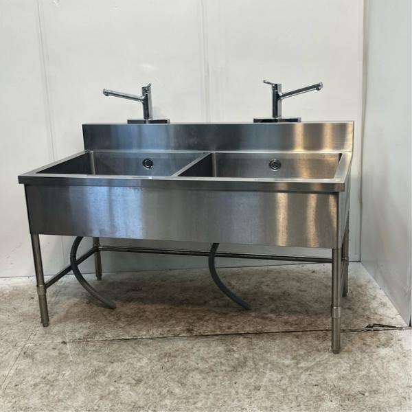 ■管理番号：4400000119430■型番：三方枠■外形寸法：W1500 x D750x H800mm■サイズ備考：バックガード：D60×H150mm■規格・仕様：三方枠丸脚※上記は型番などから調べたデータを抜粋したものです。