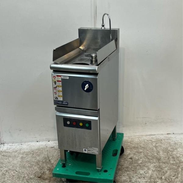 ■管理番号：4400000128097■メーカー：ニチワ■型番：ENBN-C36S■電源：三相200V■周波数：50/60Hz■消費電力：4.5kW■内容量：湯量：26L■能力：テボ数：3■外形寸法：W320 x D600x H800+15...