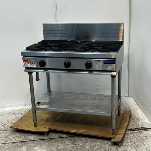 ■管理番号：4400000128535■メーカー：マルゼン■型番：RGT-0963D■ガス種：都市ガス■ガス消費量：31.4kW(27000kcal/h)■ガス接続口：20A■着火方法：圧電点火■外形寸法：W900 x D600x H800...