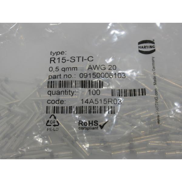 中古品ハーティング(HARTING) R15-STI-CAWG20 09150006103 オス 100個入り新品未開封の長期保管品です。袋に傷みや汚れがあります。その他の詳細は画像にてご確認ください。商品は画像に写っているものがすべてです...