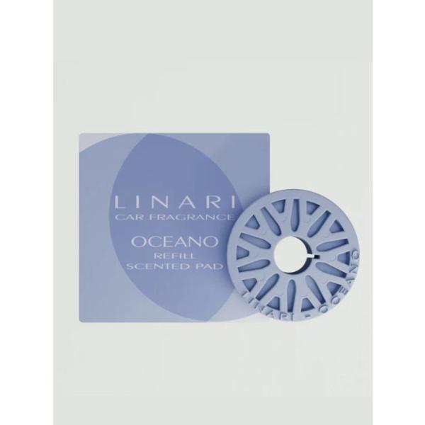 LINARI カーフレグランスディフューザー専用のリフィルです。OCEANO オセアノ -永遠へと続く願い-穏やかな波音のように心落ち着くオーシャンノートはシトラスとラベンダーに誘われて深い深い蒼の中に。ゼラニウムとウッドが紡ぐハーモニーは...