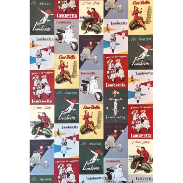 ■商品名ISTITUTO FOTOCROMO ITALIANO/I.F.Iポスター/ラッピングペーパーVespa &amp; Lambretta■サイズ約横50×縦70cm※サイズは1〜2cm程度前後する場合があります。サイズは一般的なB2...