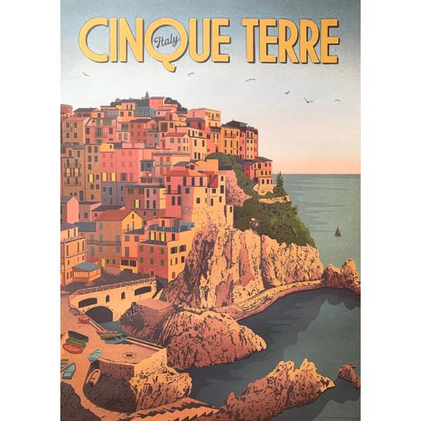 ■商品名ISTITUTO FOTOCROMO ITALIANO/I.F.Iポスター/ラッピングペーパー CINQUE TERRE (縦型)■サイズ約横50×縦70cm※サイズは1〜2cm程度前後する場合があります。サイズは一般的なB2判（5...