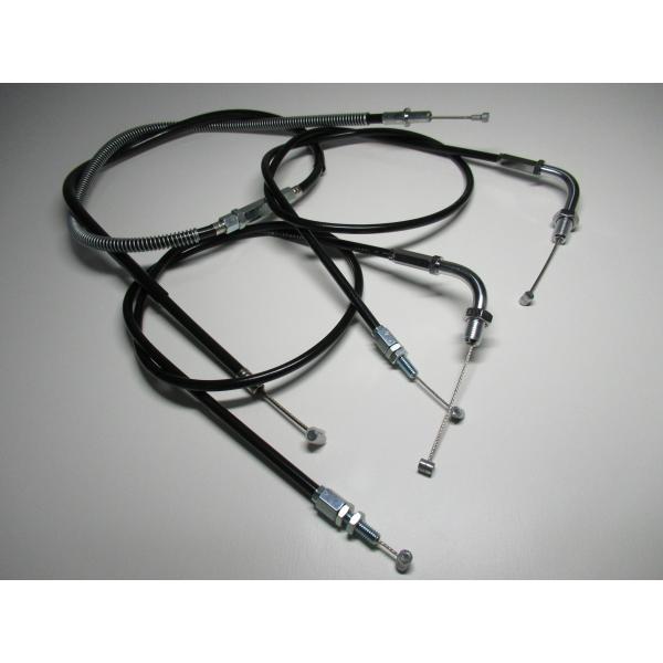 適合車種カワサキ　Z400FX/Z550FX　軽くなる ワイヤーケーブル セット STDタイプです。※KZ550/Z500/Z400Jにもご使用いただけます。スロットルワイヤーは引き戻しの2本＋クラッチワイヤー1本＝計3本です。★カワサキ純...