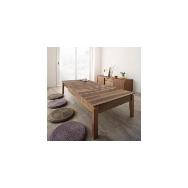 多彩なシーンを演出。＜２〜４人＞120cm普段はコンパクトに、リビングを広々と。＜４〜６人＞150cmゆったりと過ごせる、上質な空間。＜６〜８人＞180cm大人数での集まりにピッタリな、ワイドテーブル。伸長はらくらく３Step！(1)脚を引...