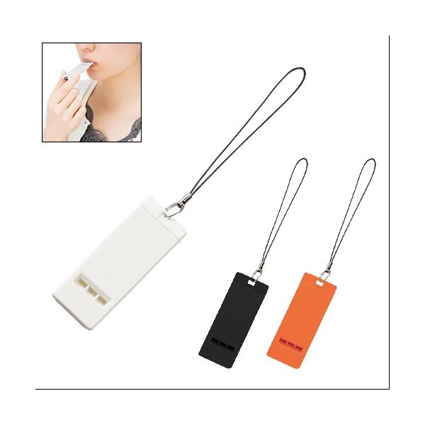 本体全長約7cmの小型ホイッスルです。携帯やバッグなどにつけて持ち運びができるので、通勤や通学時の防犯や防災に役立ちます。販促品としてはもちろん、学校や施設などの備品としてもおすすめの商品です。●お申し込み単位：250個●サイズ：本体／28...