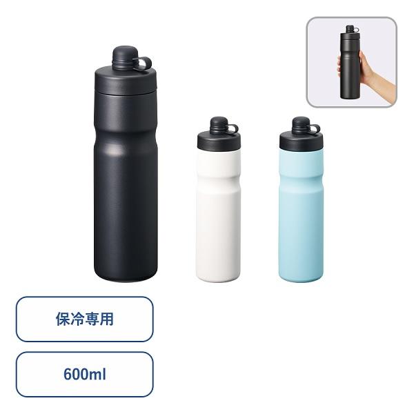スポーティーなデザインが魅力のステンレスサーモスポーツボトル600ml。丈夫で保冷効果に優れたステンレス製のため、暑い季節の運動時やアウトドア、レジャーシーンに最適です。飲み口を引き出すだけでそのまま飲める設計なので、片手でもスムーズに水分...