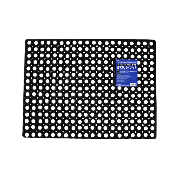 有孔ラバーマット RM-6080規格約60cm×80cm×2.2cm重量：約4kg/枚色：黒