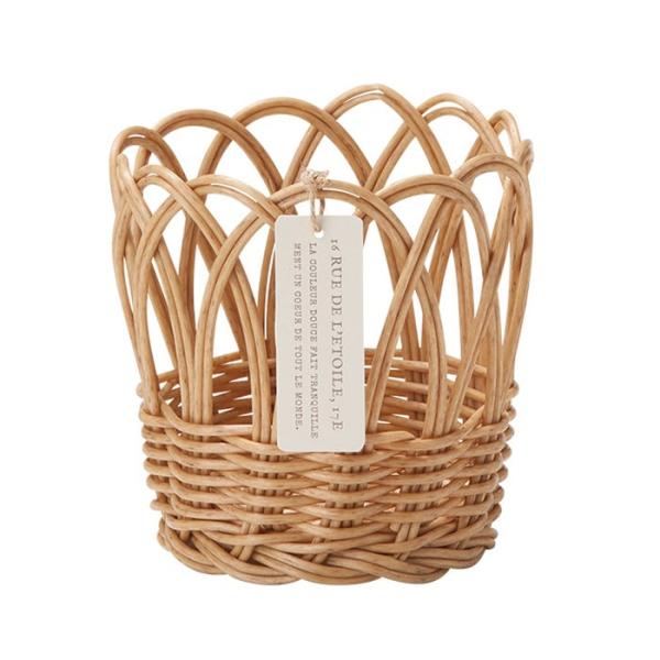 ●完全防水のフラワーバスケット　ウォータープルーフなので、安心してお水をかけられます。●ナチュラルな雰囲気で、お花がさらに映えます。●お花をバスケットに、そのままギフトとしても。【仕様】サイズ：120mm×120mm×120mmカラー：ナチュラル