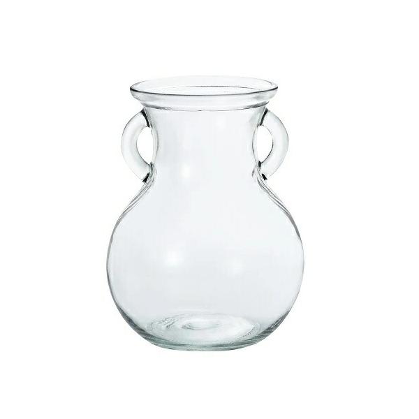 透明感のある小さめのガラスが、花をより可愛らしくひきたてます。サイズ：140×140×H200mmエイチツーオー