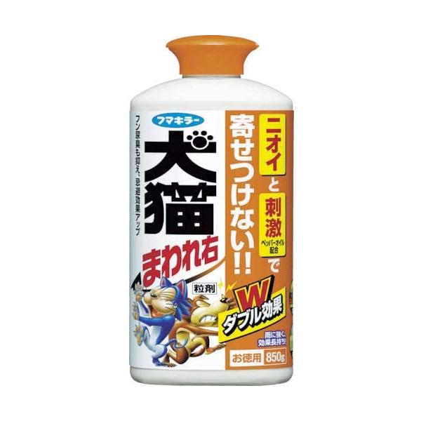 ●ストロングシトラスのニオイとペッパーオイルの刺激！ダブル効果でイヌやネコを寄せ付けません。　人にとってはやさしく、犬猫は嫌がる特殊な香料を配合しています。●お庭や花壇、駐車場や芝生など、犬や猫の侵入に困っている場所に散布するだけ！　雨に流...