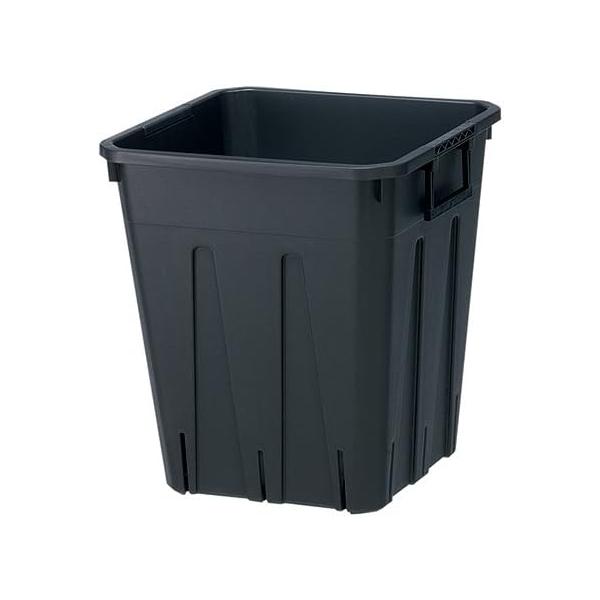 移動に便利なスライド式の取っ手アガベやストレチアなどの大株の植物の植え込みにおすすめ！※取っ手はお客様による取り付けが必要です　側面はスリット構造材質：本体:ポリエチレン、取っ手:ポリエチレンサイズ：29.5×29.5×H32cm