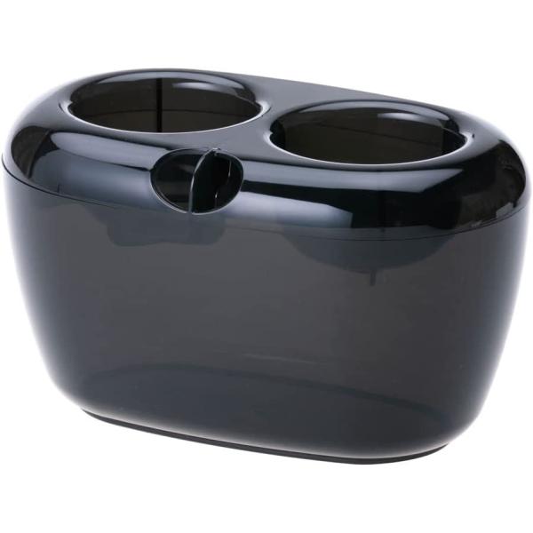 ヒヤシンスなどの球根やサボテン多肉植物を手軽に楽しめるスタイリッシュな水栽培容器。上部の球根支持部はヒヤシンス特大球（球周18cm程度）に最適なサイズです。サイズ：196×123×H114mm水容量：0.95L材質：AS樹脂カラー：スモーク...